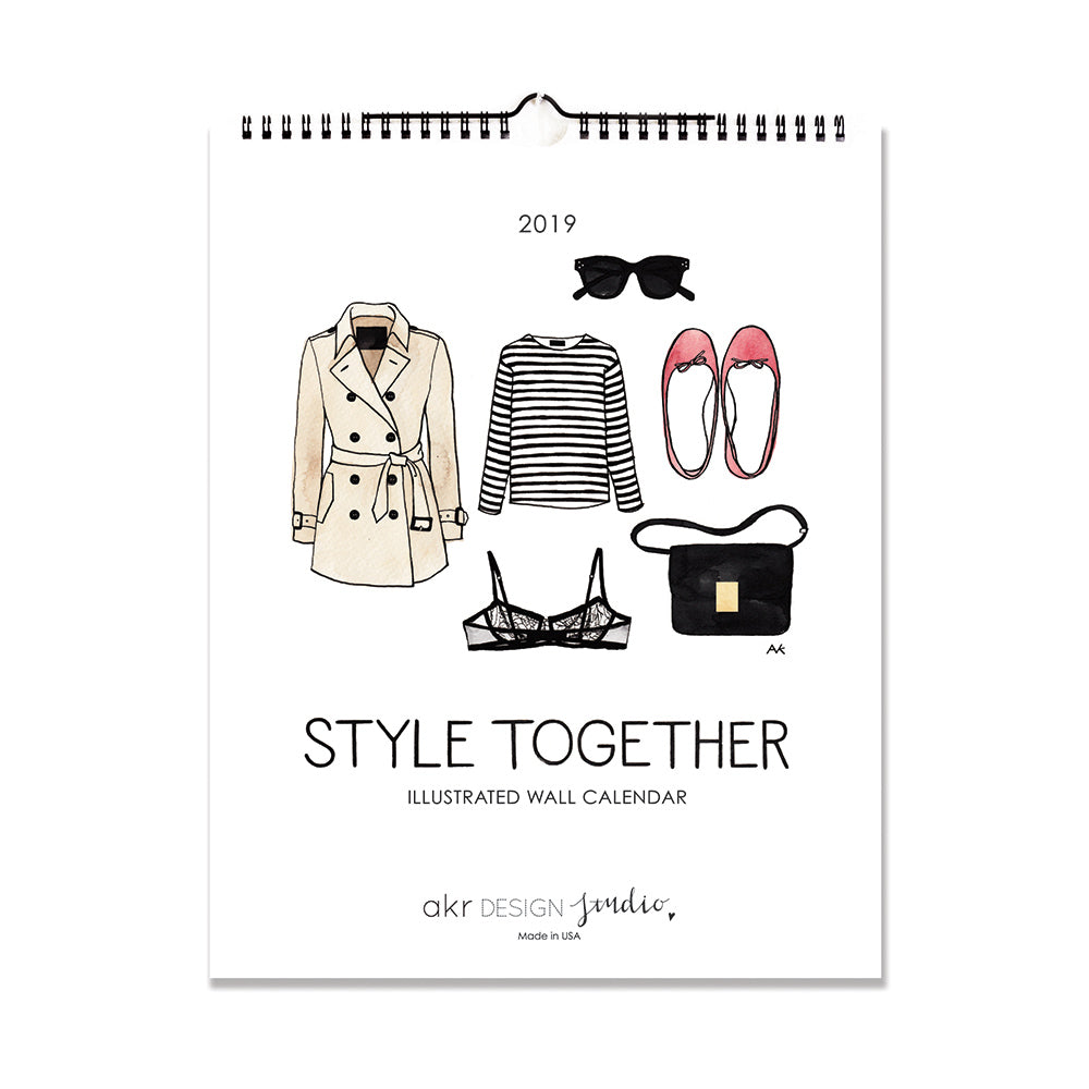 2019 Wall Calendar – akrDesignStudio